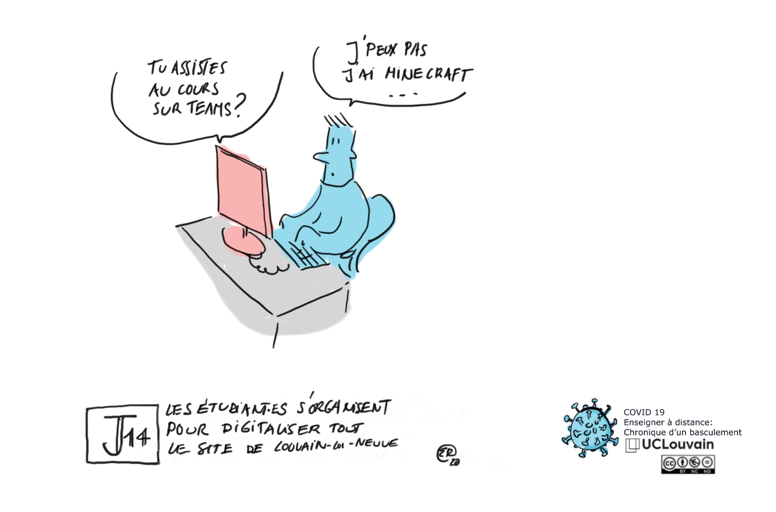 Enseigner à distance : chroniques d'un basculement – Louvain Learning Lab